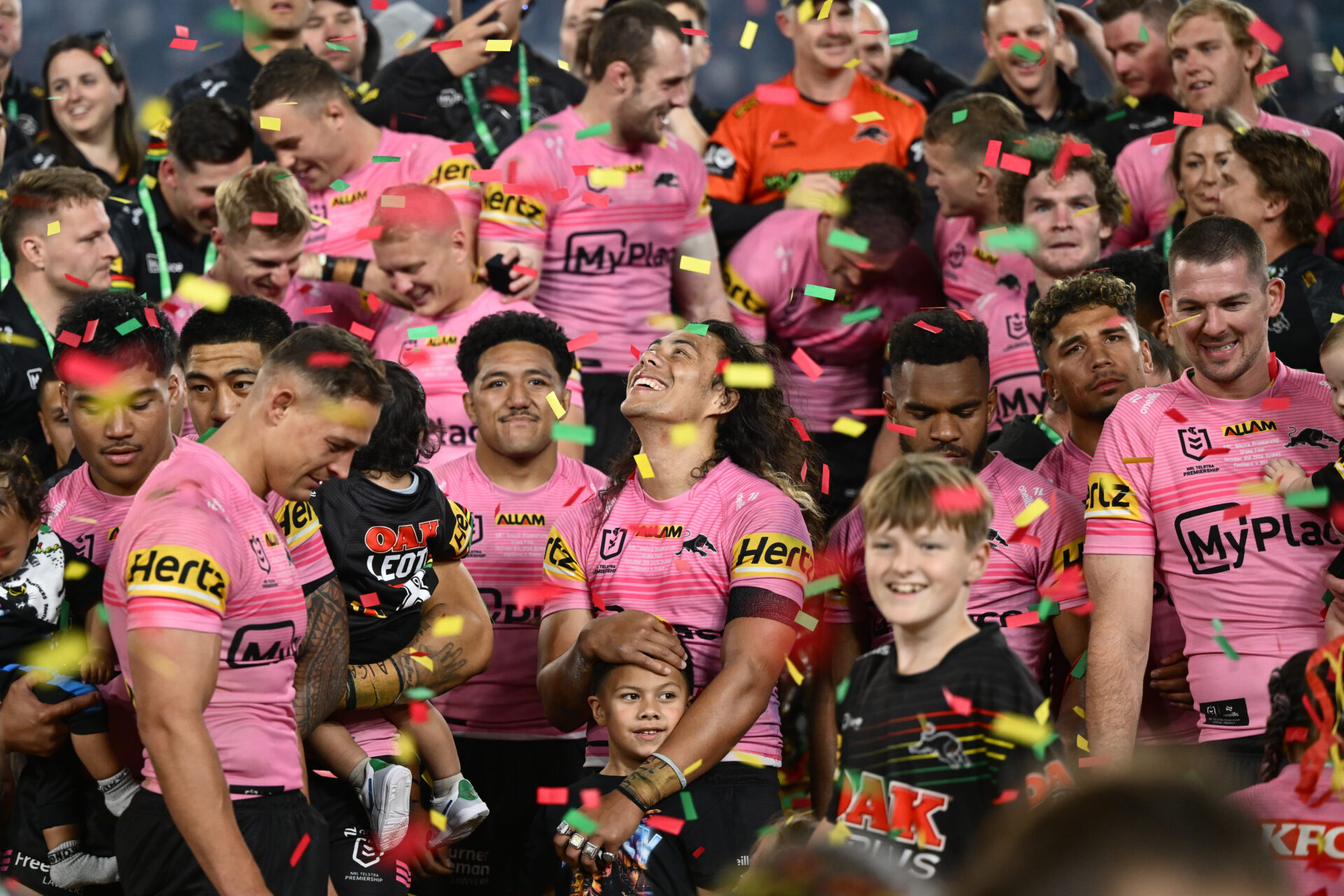 Emotional Jarome Luai reacts to historic Penrith Panthers NRL Grand ...